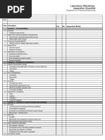 SHE Rep Monthly Inspection Checklist Template | PDF | Personal ...