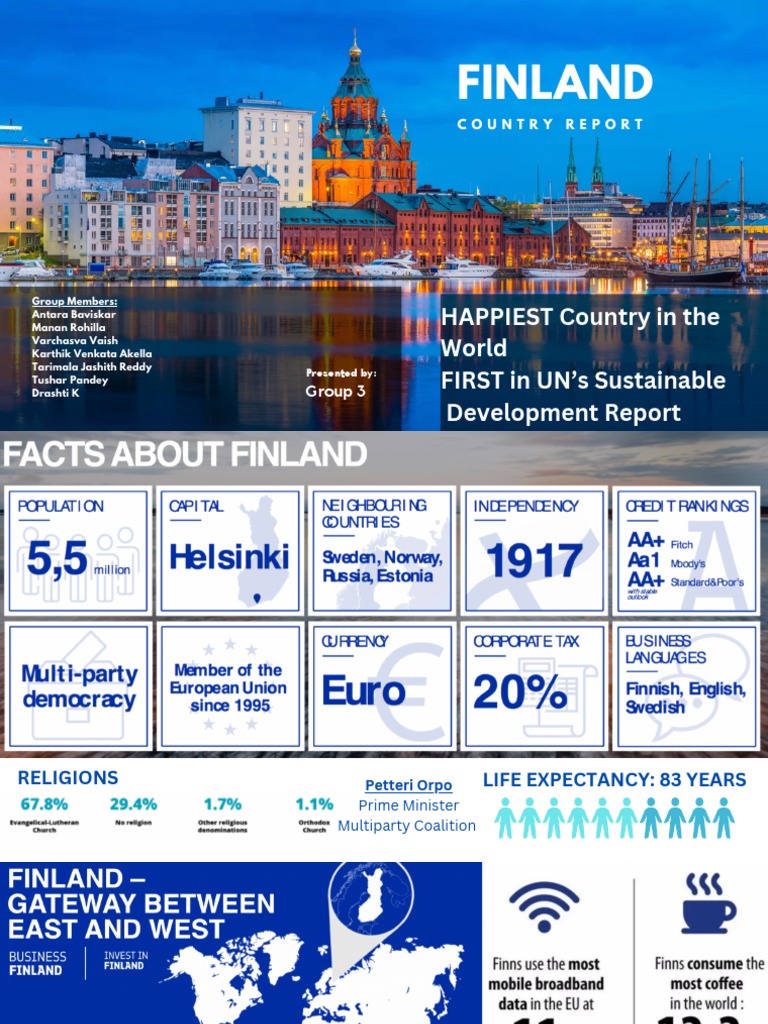 Finland: A Comprehensive Country Report | PDF
