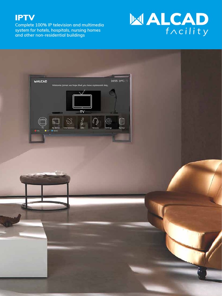 ALCAD IPTV Solutions for Healthcare | PDF | Set Top Box | Cable Television