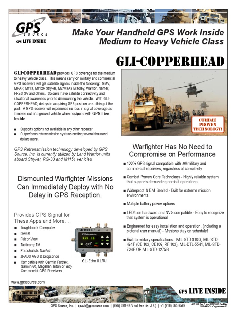 1515 MS GLI Copperhead 02 | PDF | Global Positioning System | Military ...