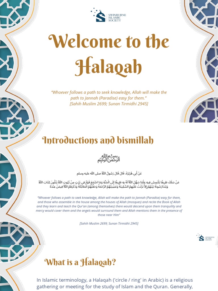 Halaqah Week 2 Slides | PDF | God In Islam | Abrahamic Religions