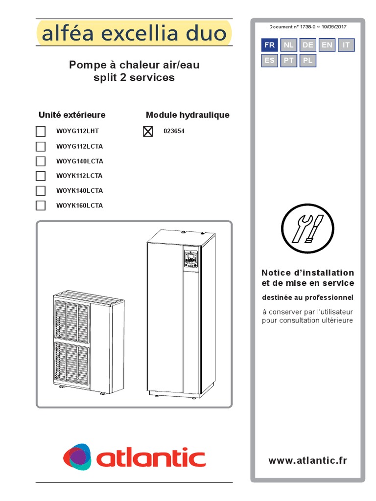 Notice Installation Pompe à Chaleur Atlantic | PDF | Technologie ...
