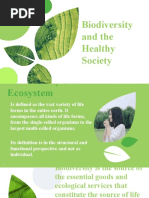 STS-Lesson 10 - Biodiversity and The Healthy Society | PDF | Biodiversity | Ecosystem