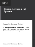 Human Environment System Diss | PDF | Natural Environment | Human
