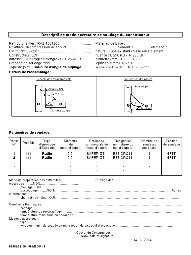 Dmos WB | PDF | Construction | Soudage
