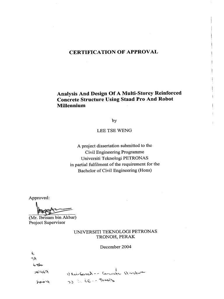 2004 - Analysis and Design OfAMulti-Storey Reinforced Concrete ...