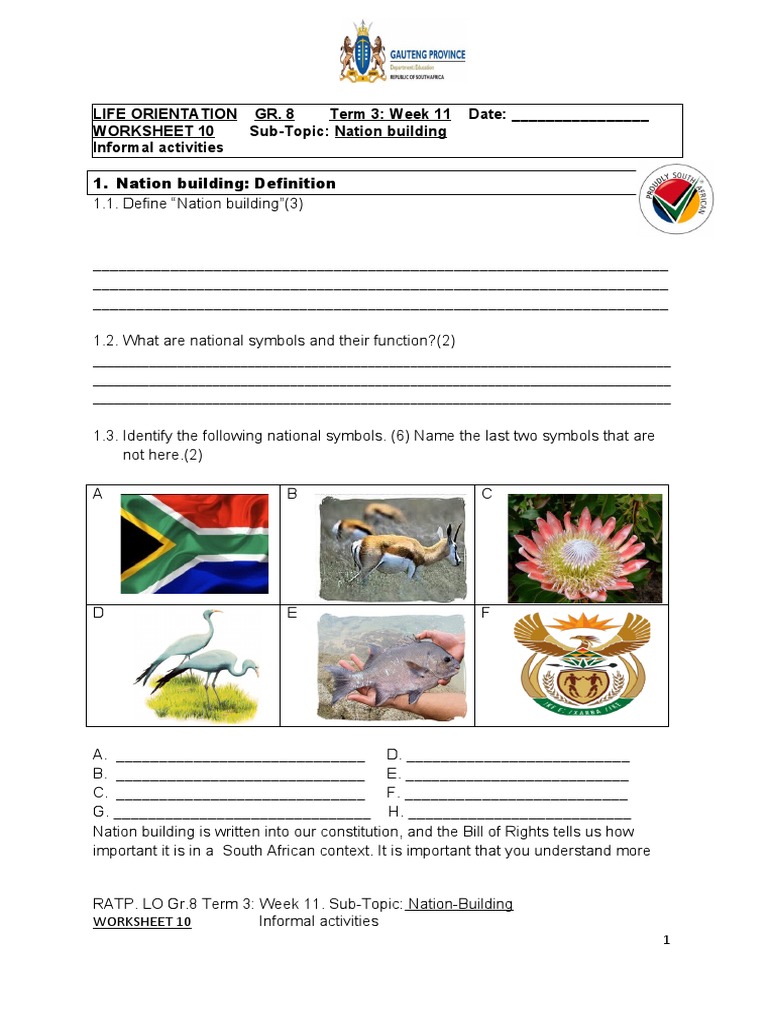 Understanding Nation Building in Grade 8 | PDF