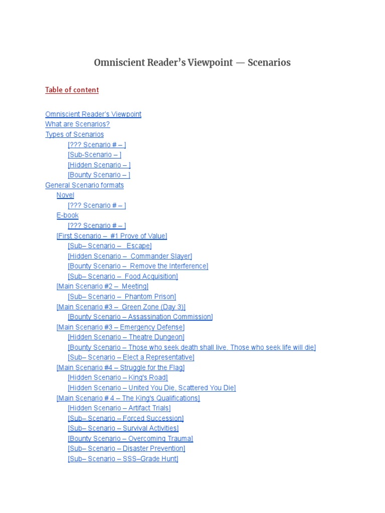 ORV Scenarios | PDF | Flag