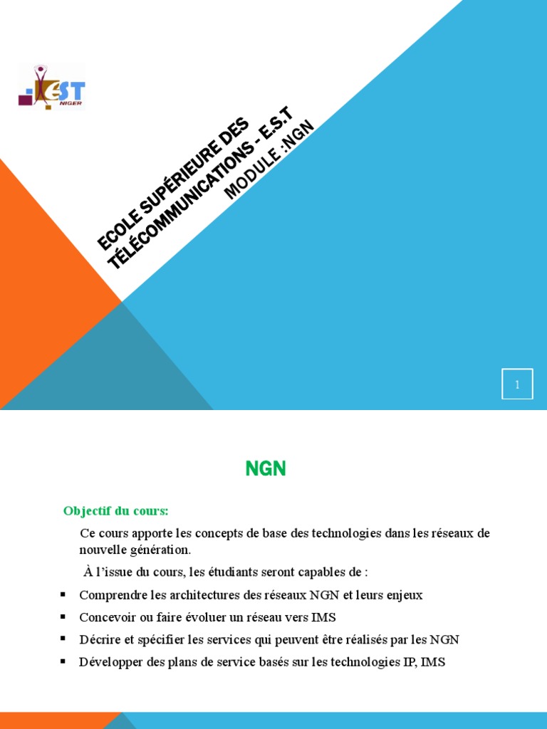 Introduction aux réseaux NGN et leurs architectures | PDF | séance d ...