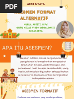Contoh Format Asesmen Formatif | PDF | Karier & Perkembangan