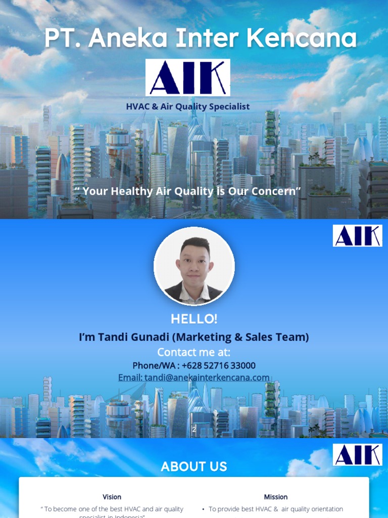 Company Profile PT - Aik | PDF | Equipment | Tools