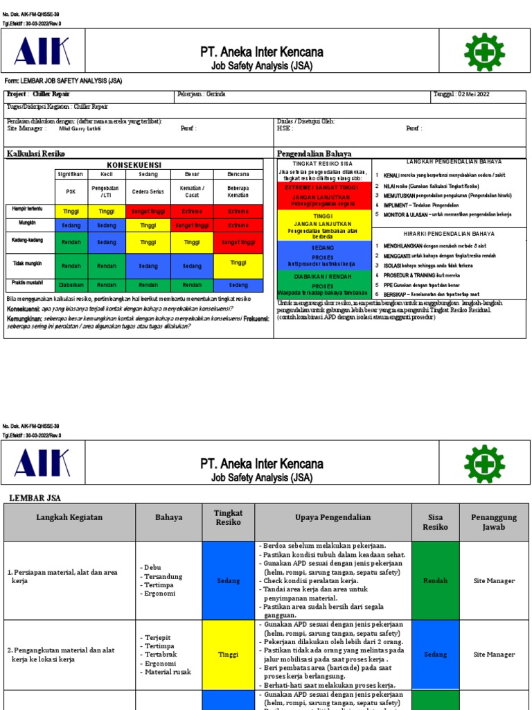 JSA Gerinda PT - AIK | PDF