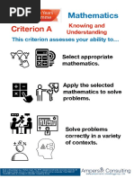 MYP Maths E Assessment Standard 2022 | PDF