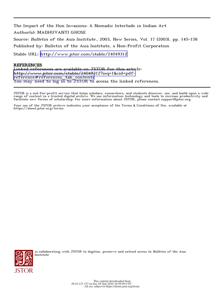 Huns in India | PDF | History