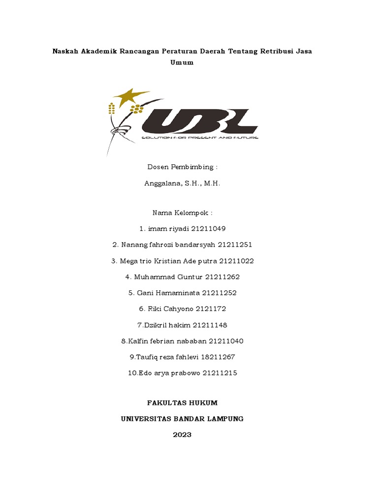 Contoh NASKAH AKADEMIK FINAL | PDF