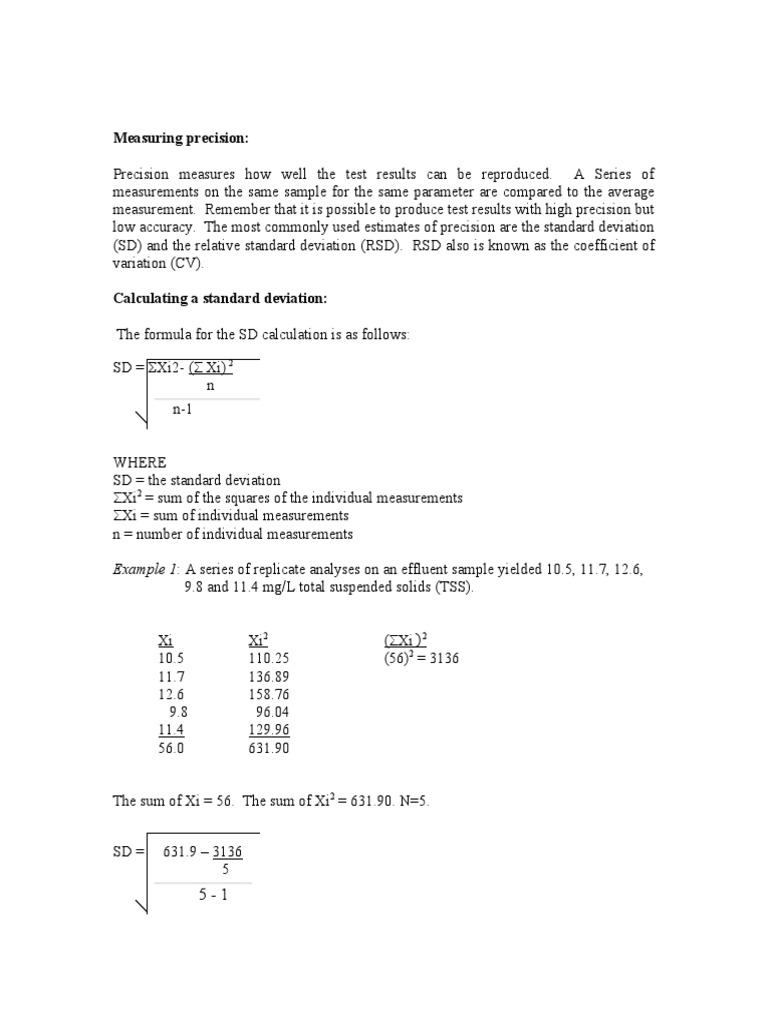 Standard Deviation Pdf Standard Deviation Coefficient Of Variation