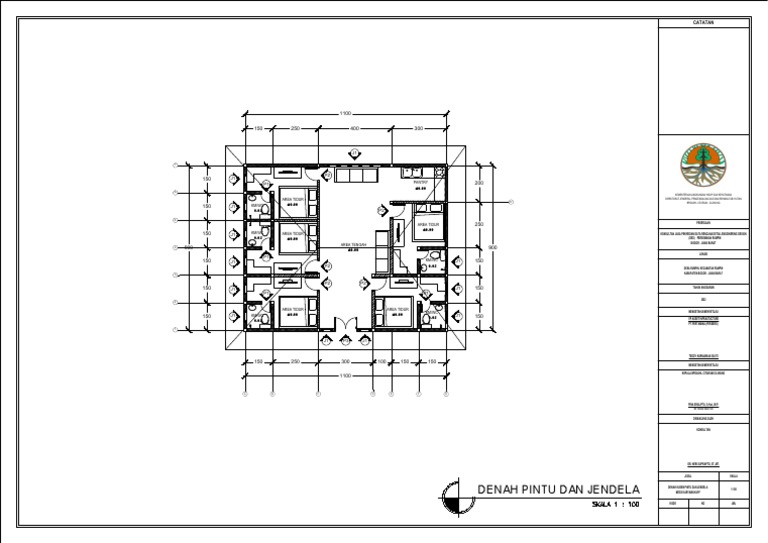 Denah Kusen Pintu & Jendela Mess Karyawan Vip | PDF