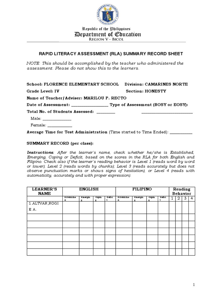 Rla Summary Pdf Learning Education Theory