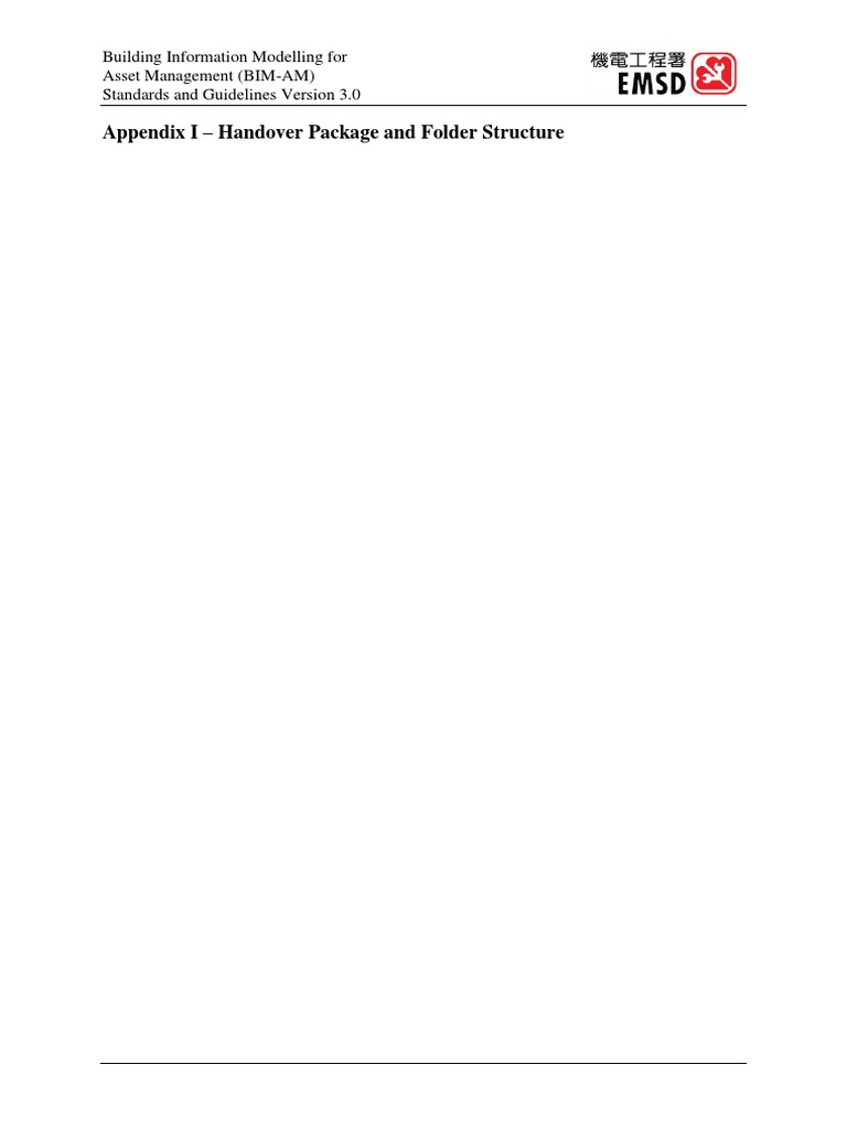 Appendix I-Handover Package and Folder Structure | PDF | Building ...