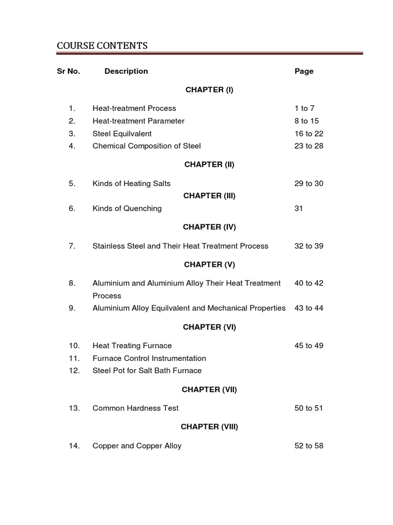 Heat Treatment Process-1 | PDF | Heat Treating | Alloy