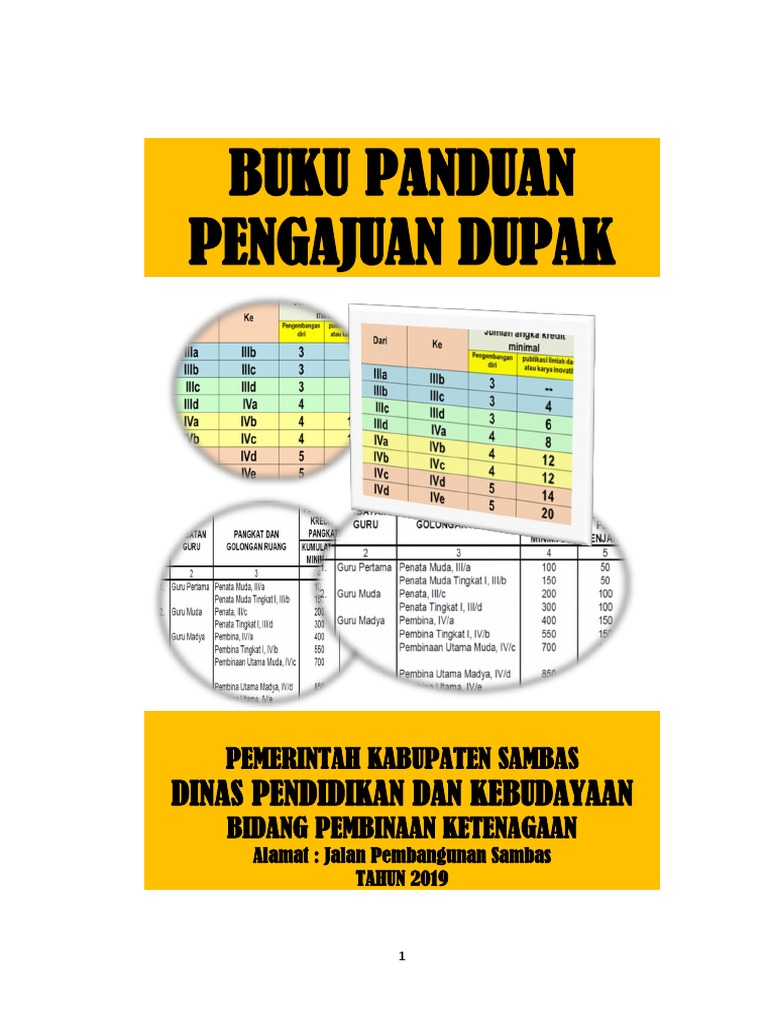 Buku Panduan DUPAK | PDF