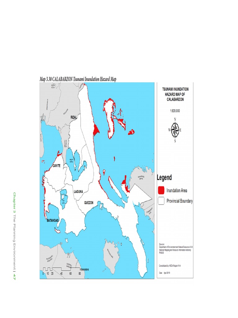 Tsunami Hazard Map | PDF
