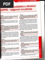 Prijava Podataka: Obrazac M-4 | PDF
