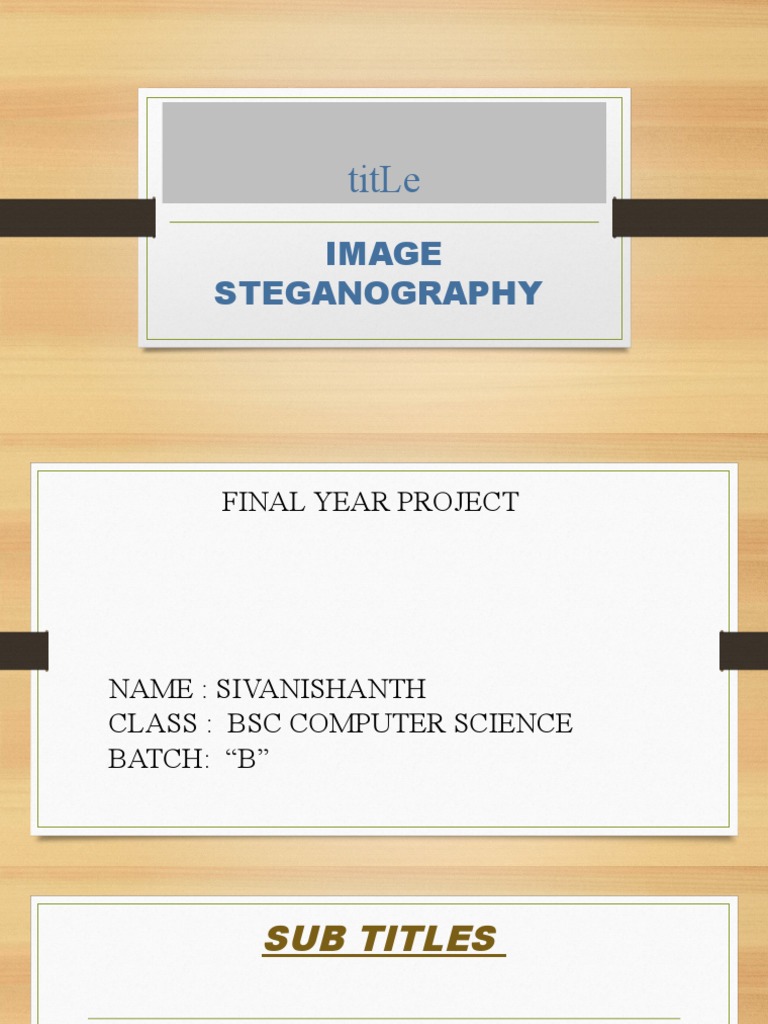 Image Steganography | PDF | Code | Bit
