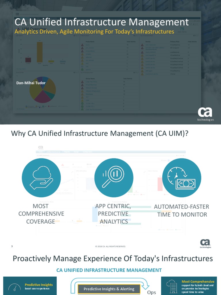 CA Unified Infrastructure Management | PDF | Cloud Computing | Computer ...