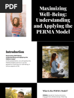 PERMA Model of Well-Being by Seligman | PDF