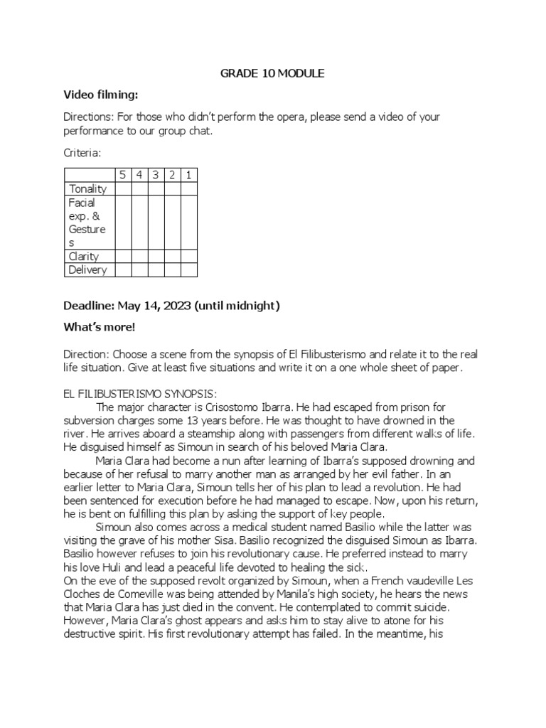 Grade 10 Module | PDF