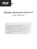 Fintie Bluetooth Keyboard User Manual | PDF | Computer Keyboard | Bluetooth