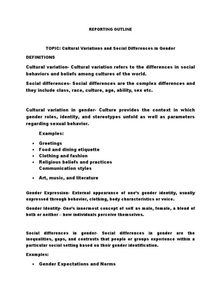 REPORTING OUTLINE UCSP | PDF