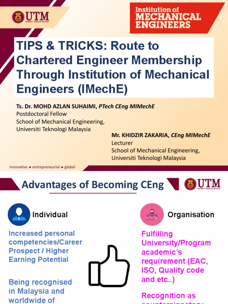 Route To CEng IMechE | Download Free PDF | Engineering | Engineer