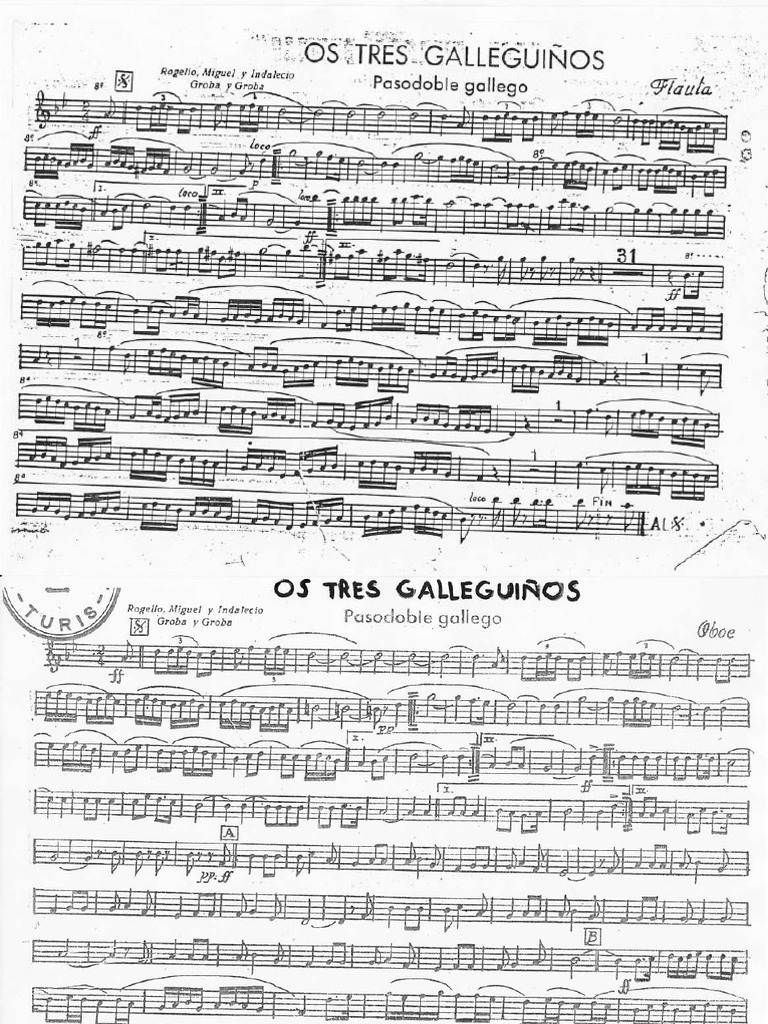 Os Tres Galleguiños (P.D.) | PDF