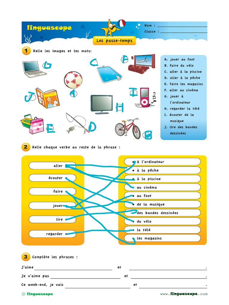 My French Homework | PDF