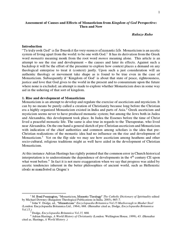 Monasticism | PDF | Christian Monasticism | Monasticism