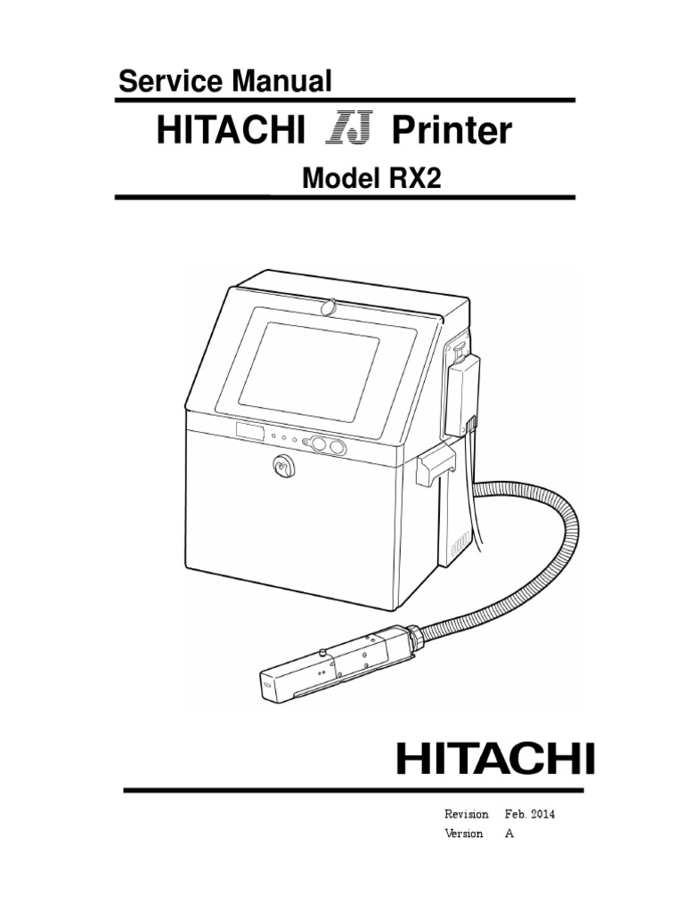 Hitachi IJ RX2 Service Manual | PDF | Electrical Connector | Ac Power ...