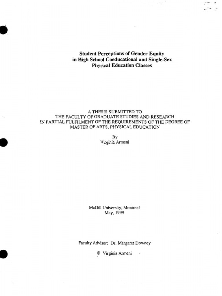 MQ 54976 | PDF | Gender | Gender Studies