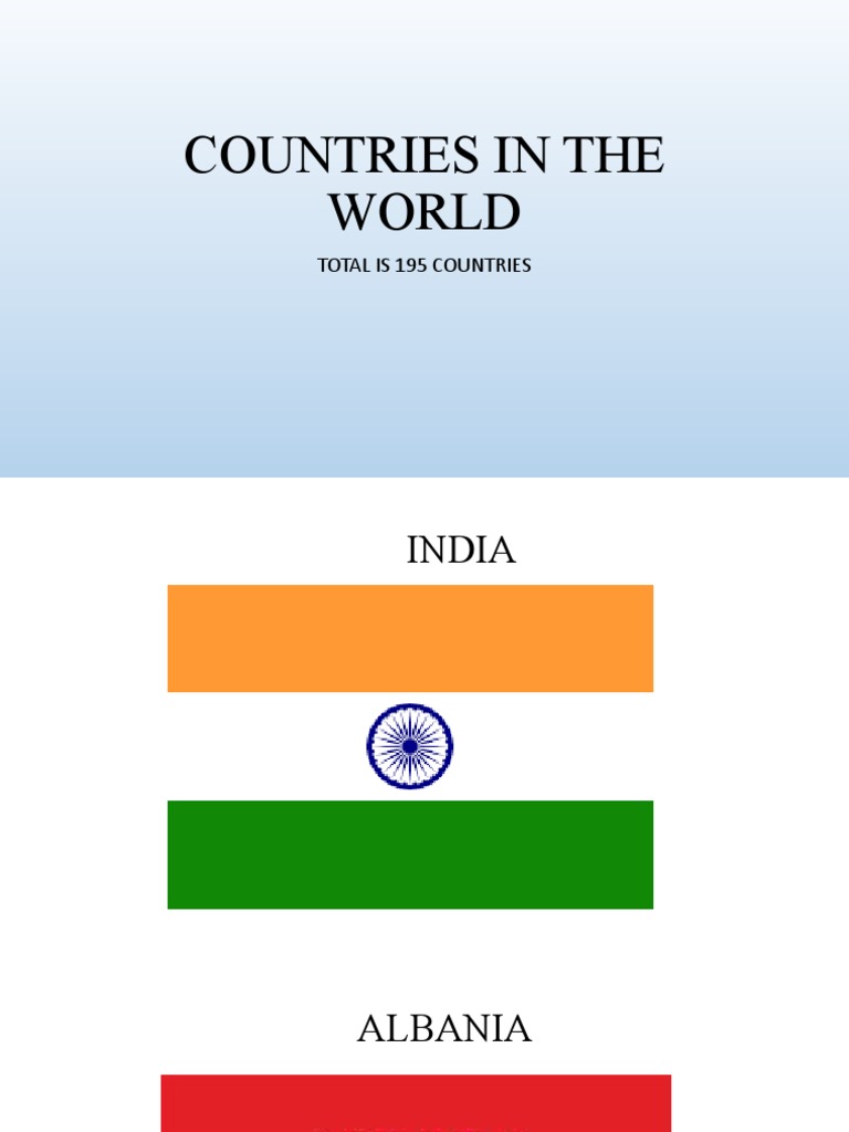List of 195 Countries in the World | PDF