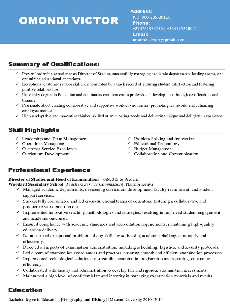 Manger Position CV | PDF | Teachers | Educational Technology