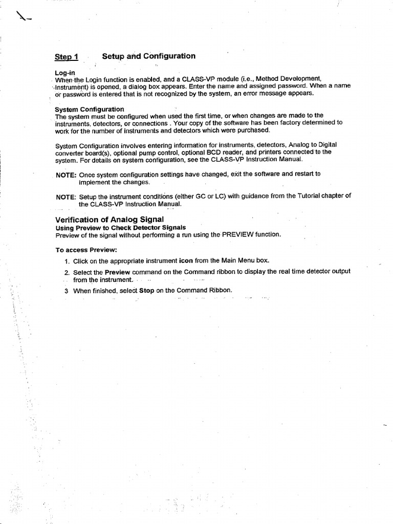 Fiche D'installation Et Configuration HPLC 2 | PDF Fiche D'installation Et Configuration HPLC 2 | PDF
