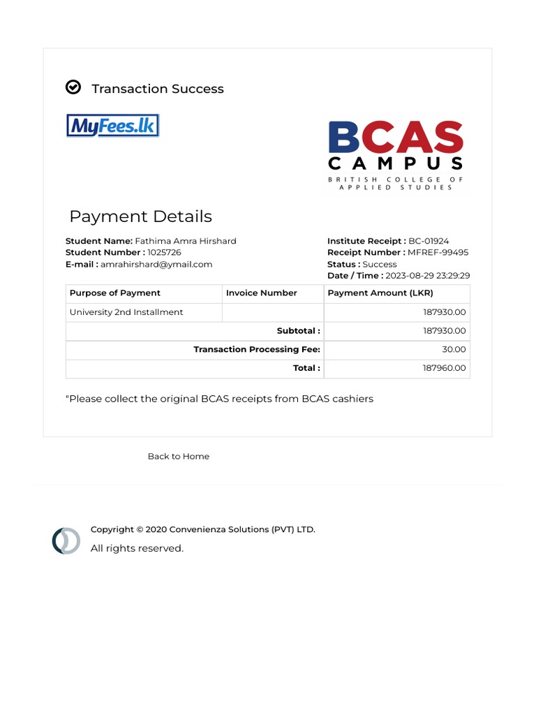 University 2nd Installment Bcas | PDF | Finance & Money Management