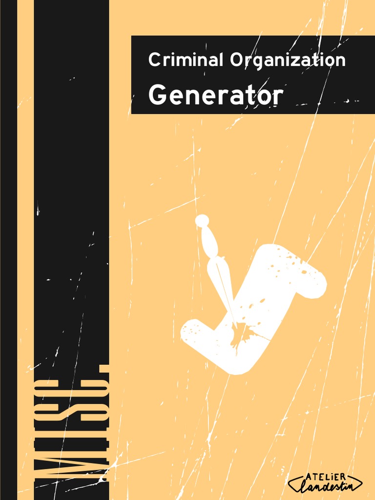 Criminal Organization Name Generator | PDF | Organized Crime