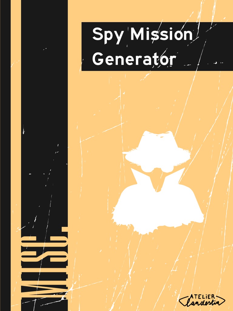 Spy Mission Generator Guide | PDF | Espionage