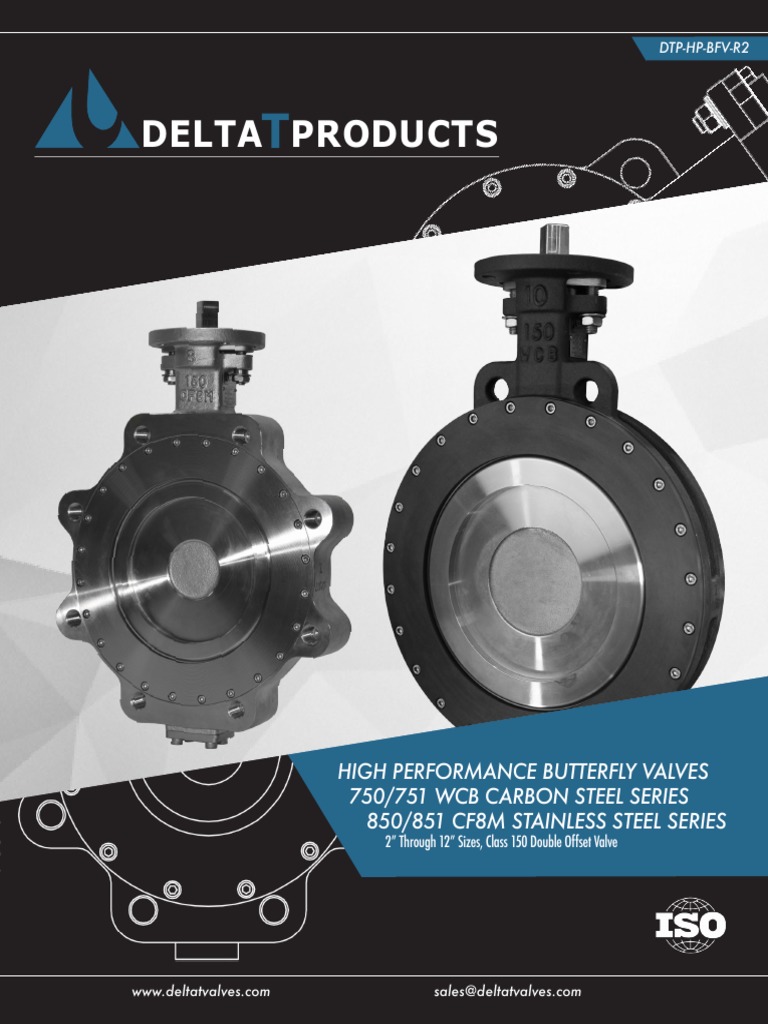 Delta T Series High Performance Butterfly Valves Brochure | PDF | Valve ...