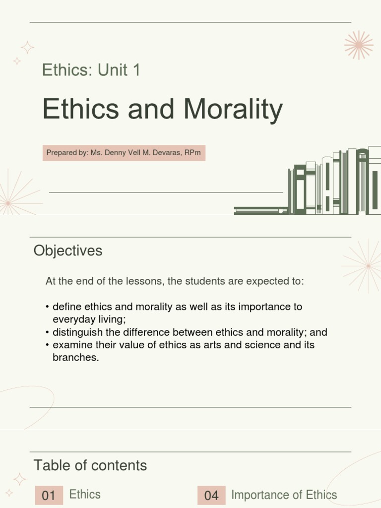 Understanding Ethics and Morality | PDF | Morality | Philosophical Theories