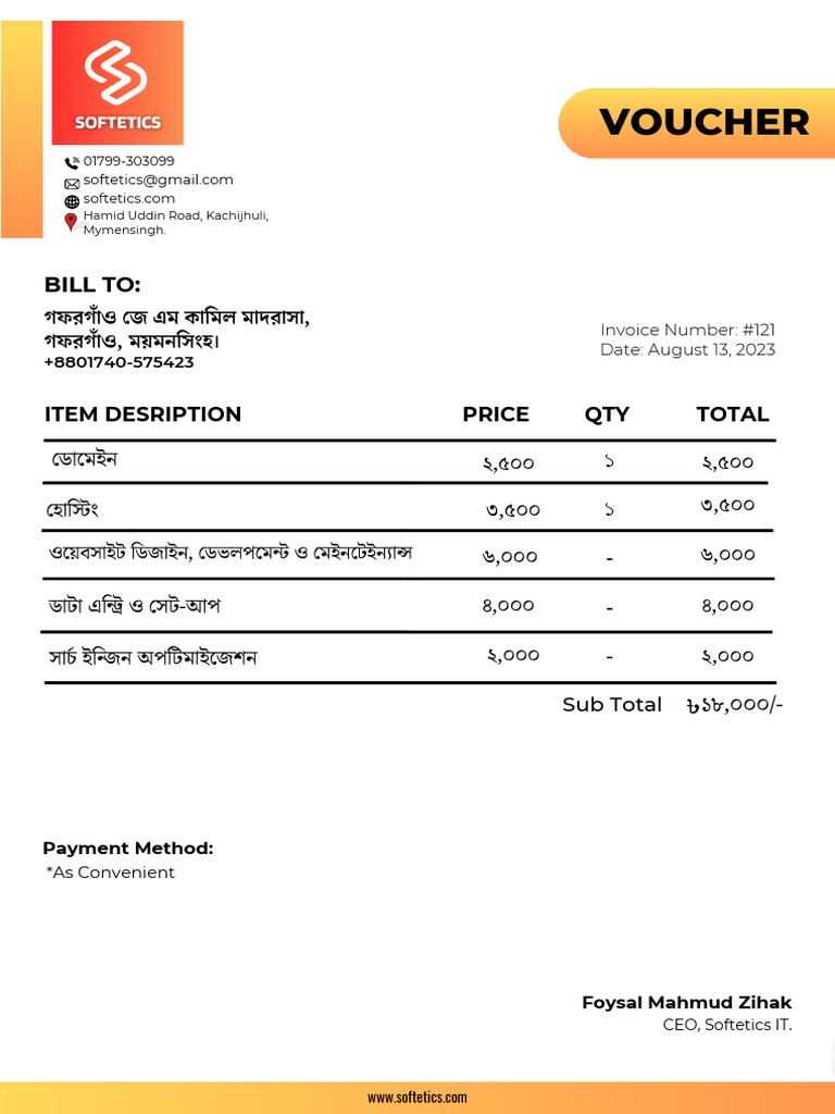 White Yellow Invoice-2 | PDF
