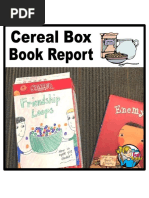 Cereal Box Book Report | PDF