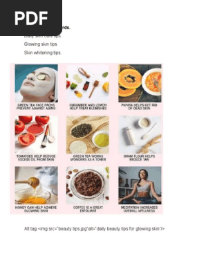 Skin Whitening Tips Pdf Online | www.ruthiesnotions.com